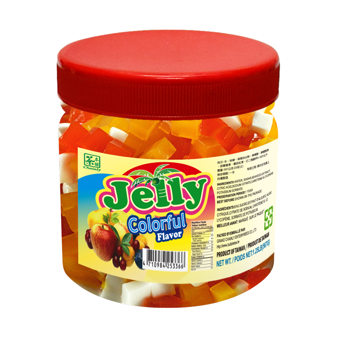 Colorful Coconut Jelly - Chainly Bubble Tea Flavored Jelly